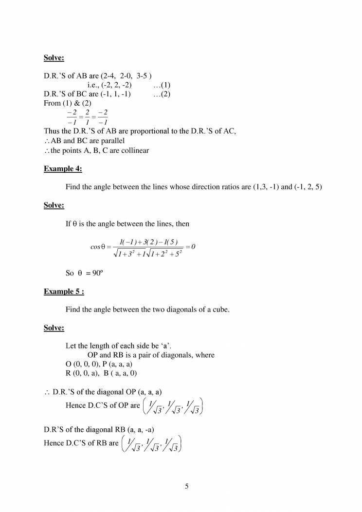 Analytical Geometry - Notes - LearnPick India