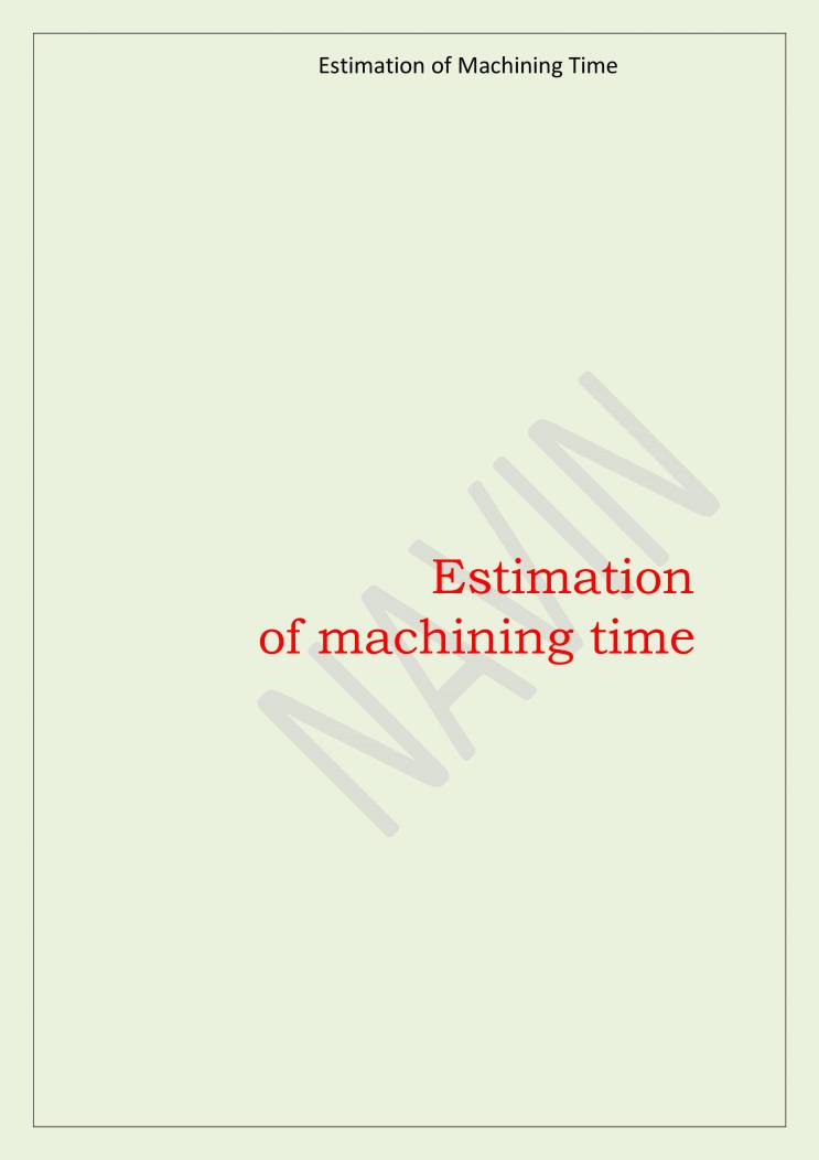 Metal Cutting(Manufacturing) - Notes - LearnPick India