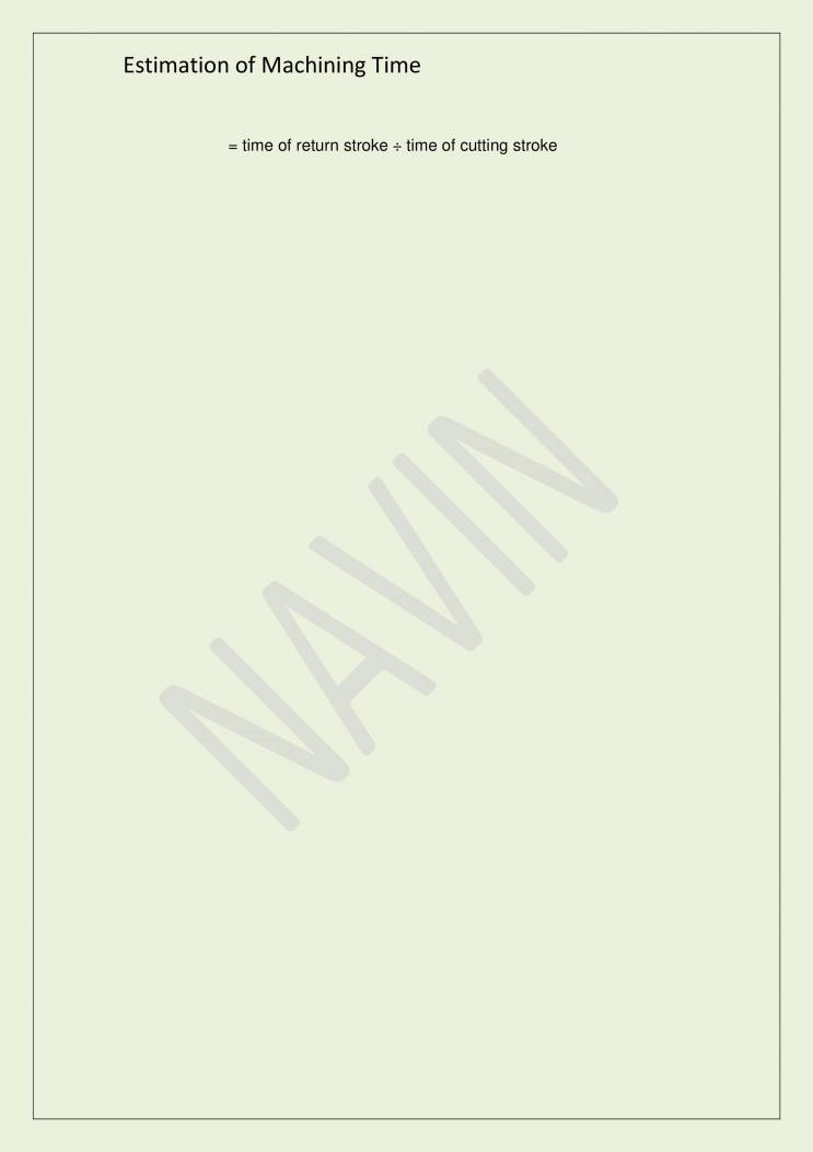 Metal Cutting(Manufacturing) - Notes - LearnPick India