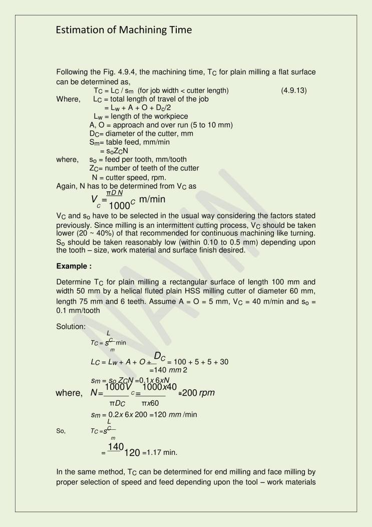 Metal Cutting(Manufacturing) - Notes - LearnPick India