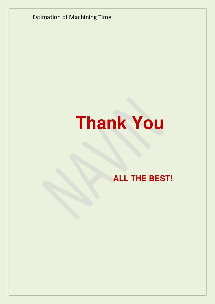 Metal Cutting(Manufacturing) - Notes - LearnPick India