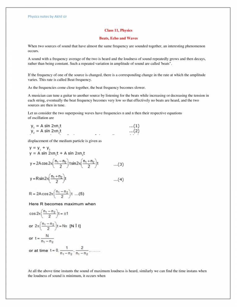 Study Notes for NEET - Download Free Study Notes - LearnPick