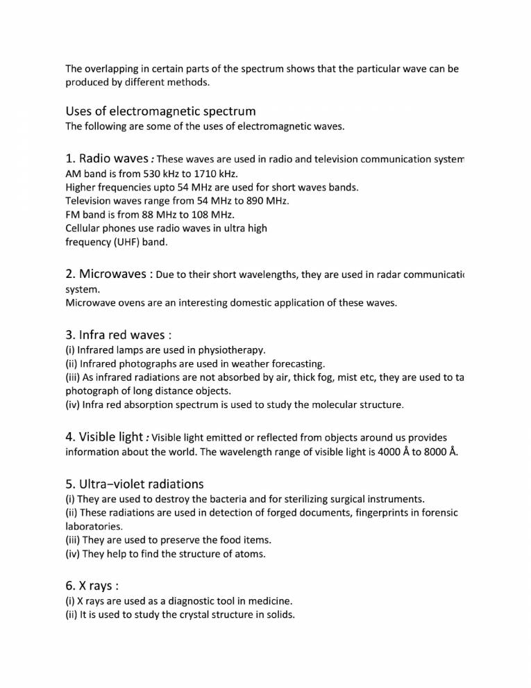 Electromagnetic Waves - Notes - LearnPick India