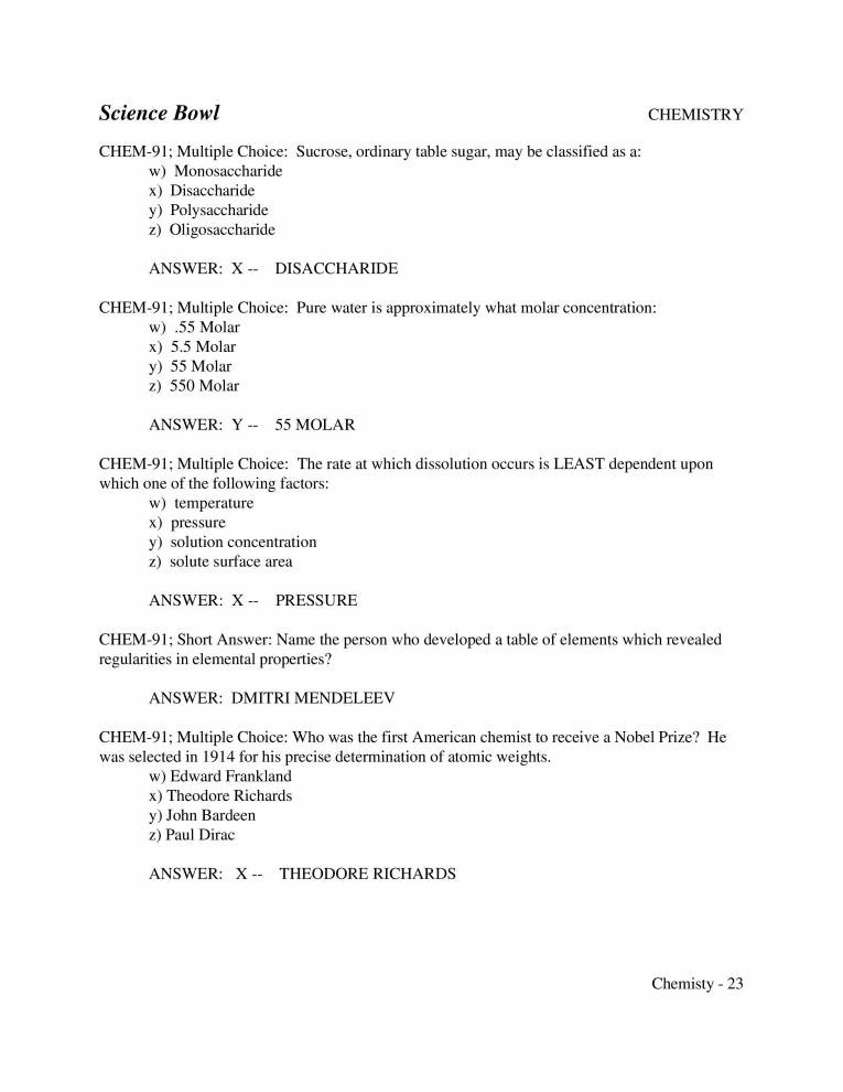 Chemistry MCQ - Notes - LearnPick India