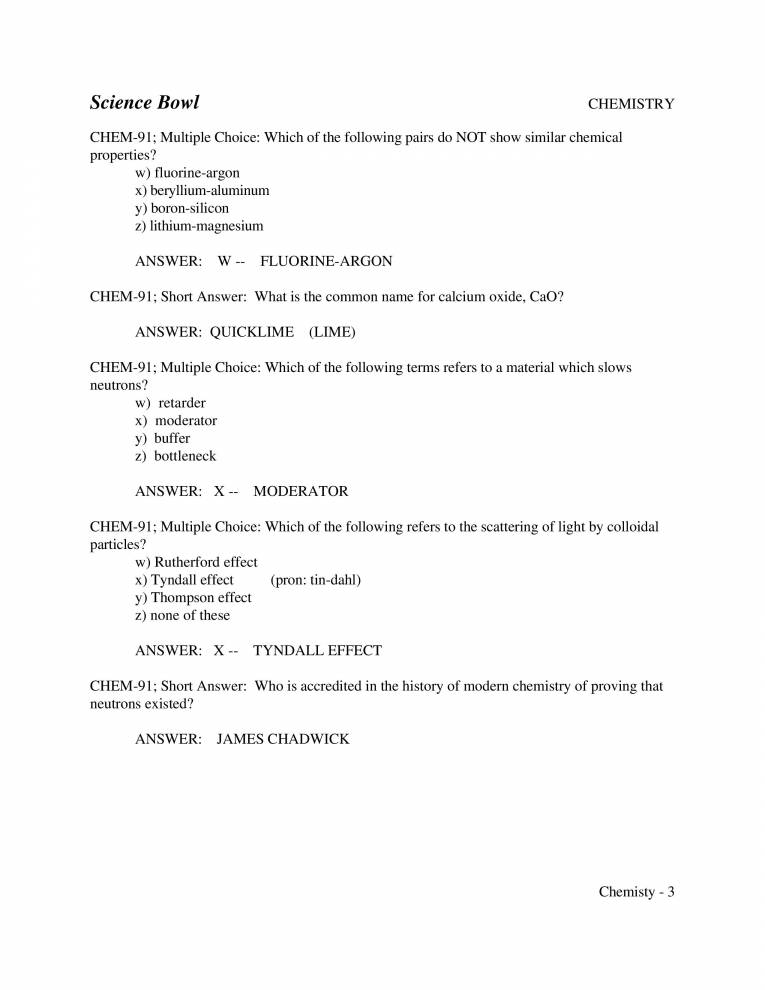 Chemistry MCQ - Notes - LearnPick India