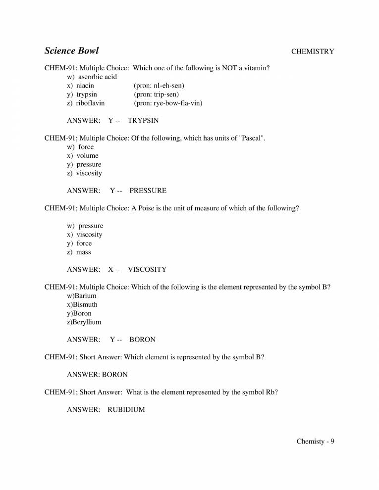 Chemistry MCQ - Notes - LearnPick India