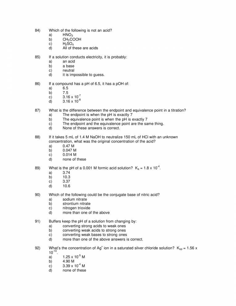 Chemistry MCQ - Notes - LearnPick India