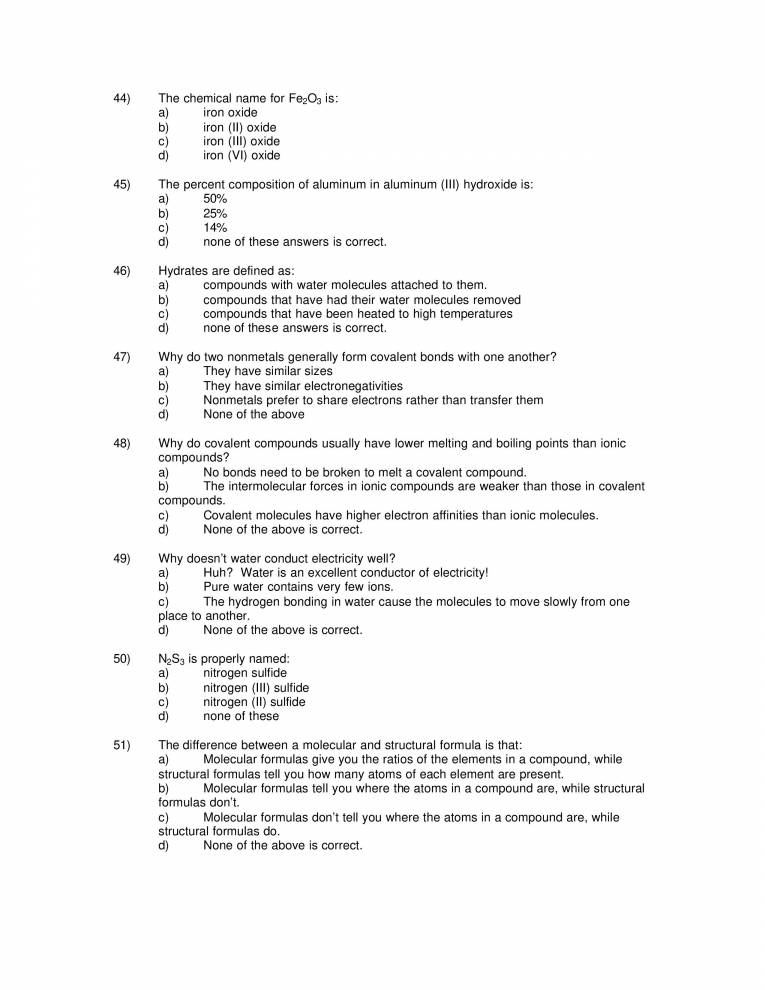 Chemistry MCQ - Notes - LearnPick India
