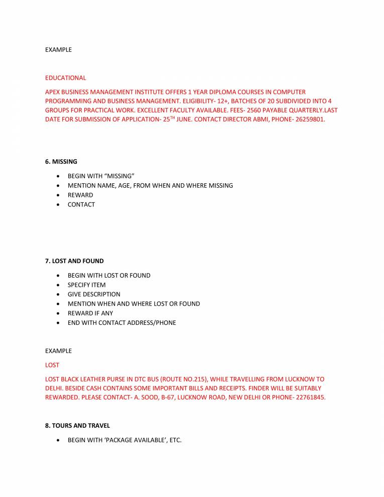 Advertisement - Notes - LearnPick India