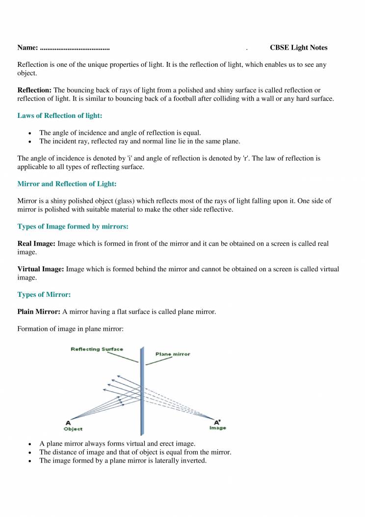 Light And Electromagnetism Notes - Notes - LearnPick India