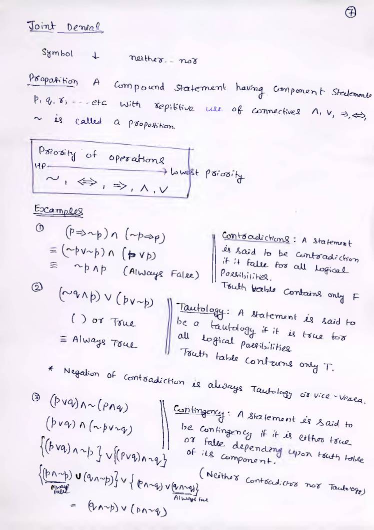 Mathematical Reasoning - Notes - LearnPick India