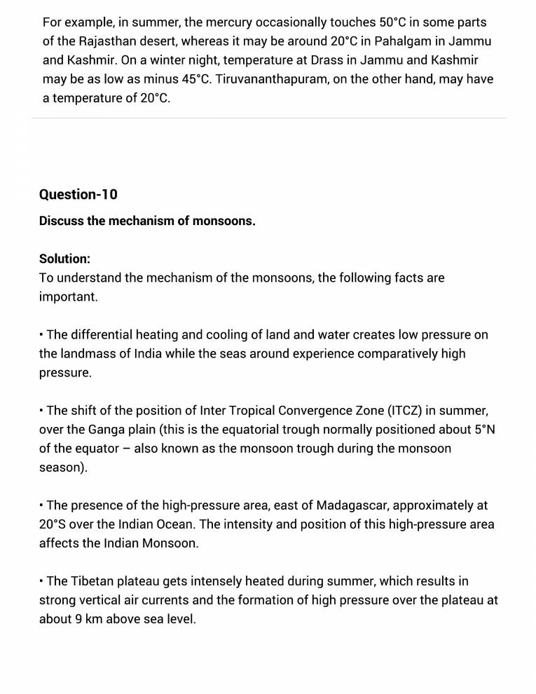 Climate - Notes - LearnPick India