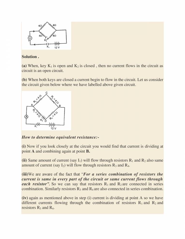 Electricity - Class 10 Science Notes - Notes - LearnPick India