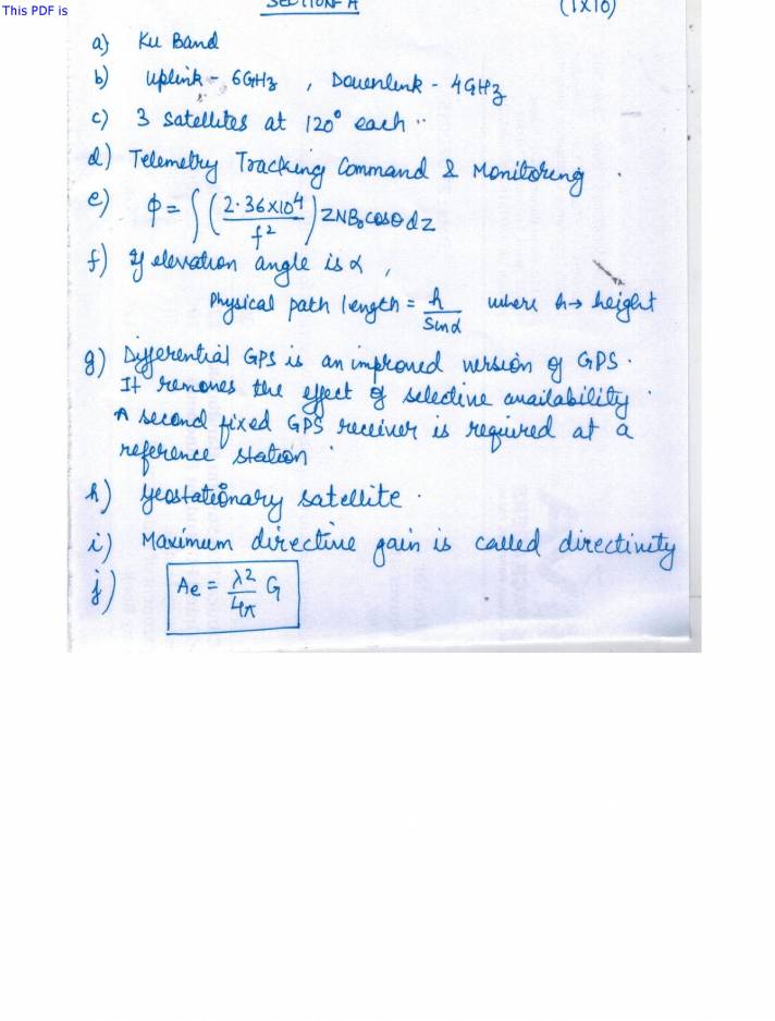 Satellite Communication Random - Notes - LearnPick India