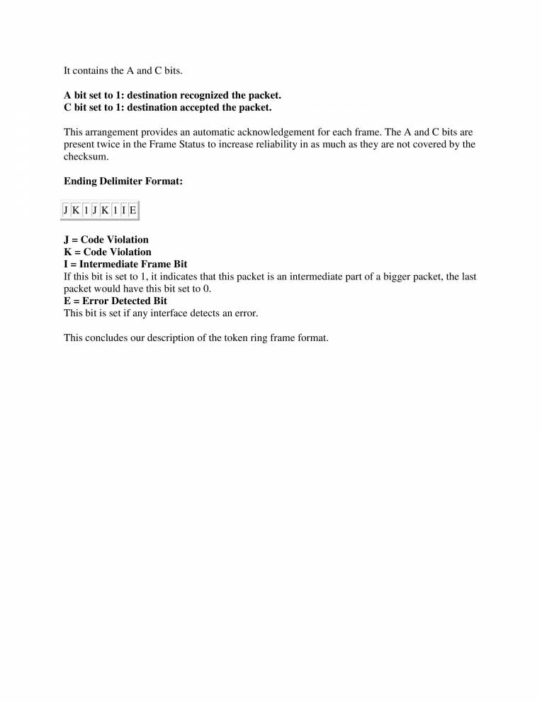 NETWORKING - IEEE 802.5 Token Ring - Notes - LearnPick India