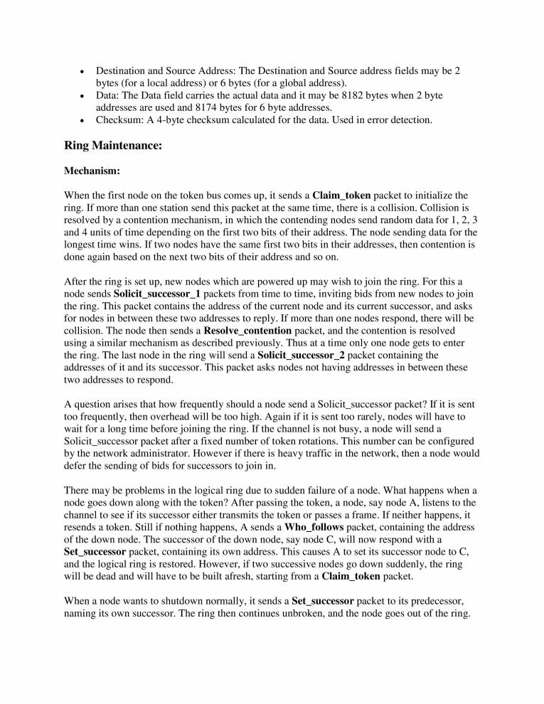 NETWORKING - IEEE 802.5 Token Ring - 2nd Part - Notes - LearnPick India