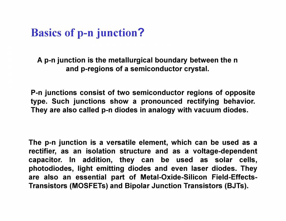 P-n Junction Diode - Notes - LearnPick India