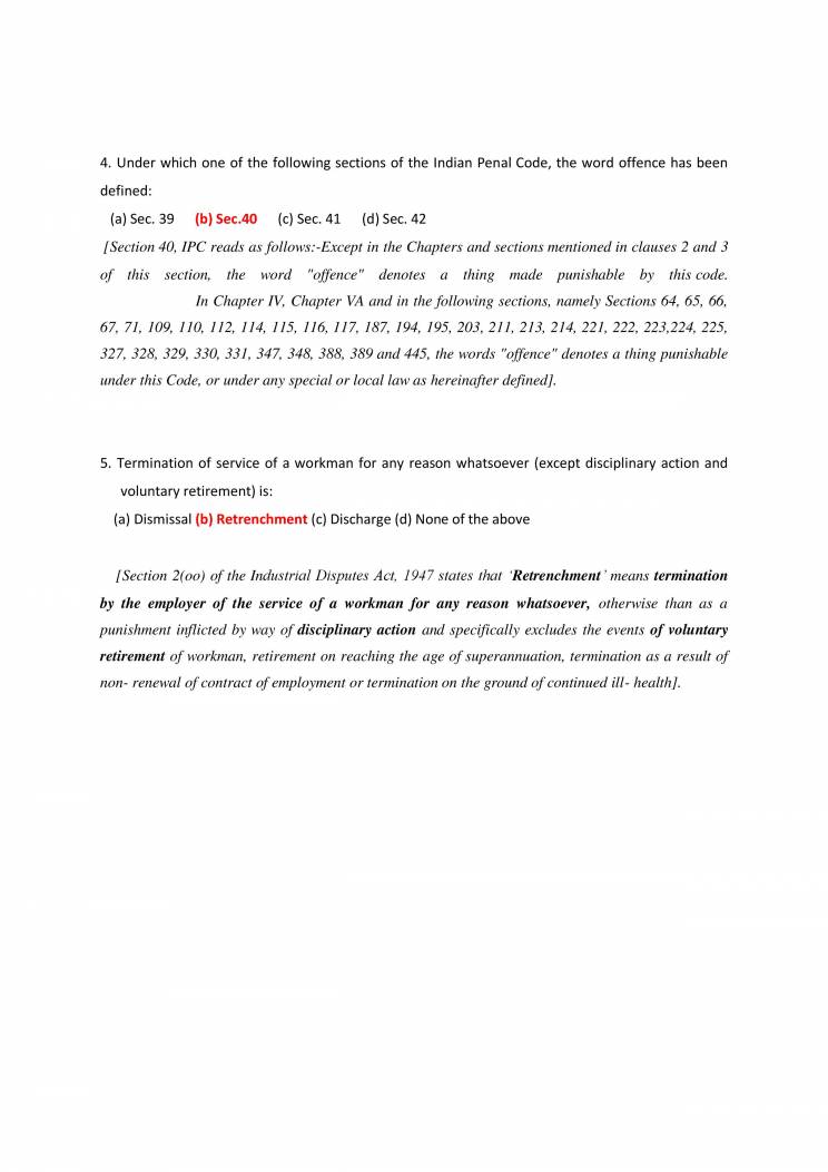 UGC NET/SET Law Optional Model Solved Questions - Notes - LearnPick India
