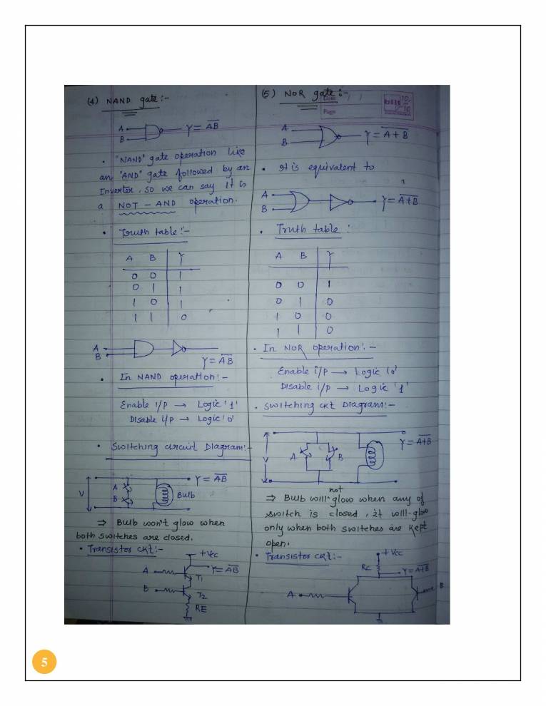 Digital Electronics - Notes - LearnPick India