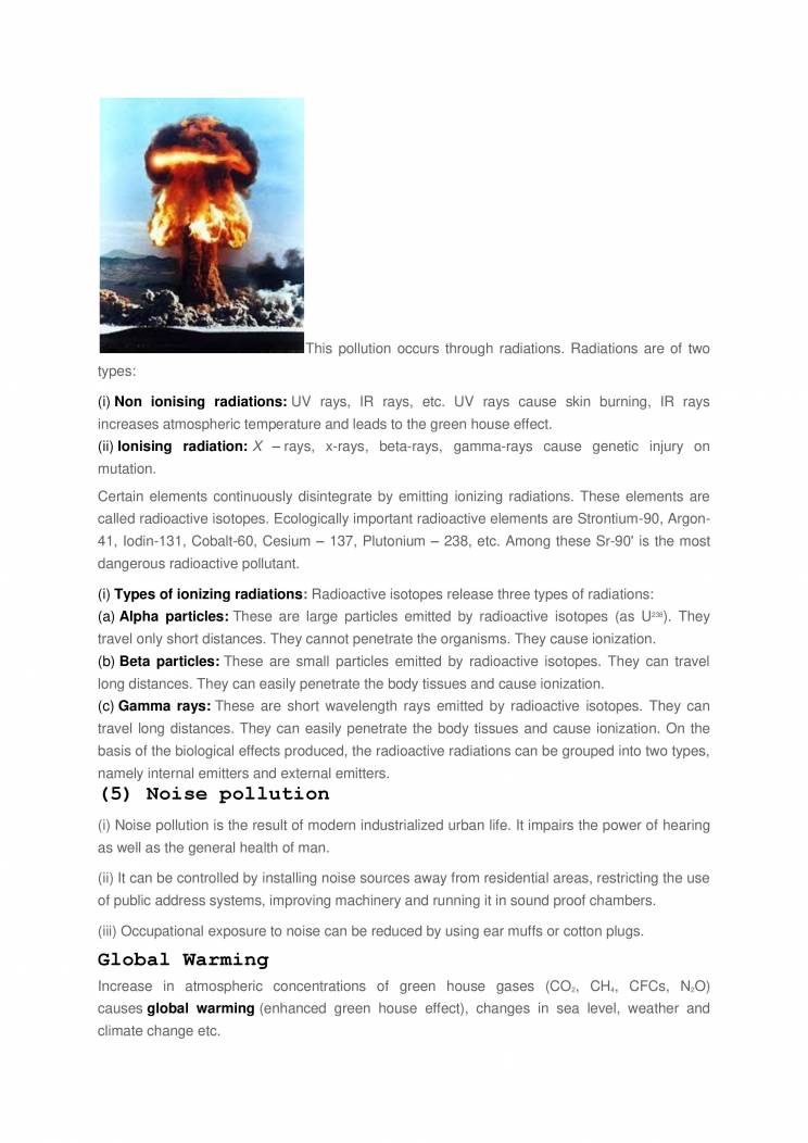 Biology - Environmental Issues - Notes - LearnPick India