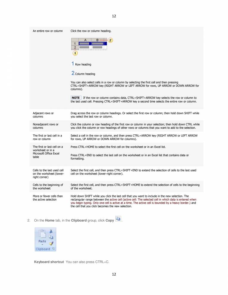 Excel And Advanced Excel - Notes - LearnPick India
