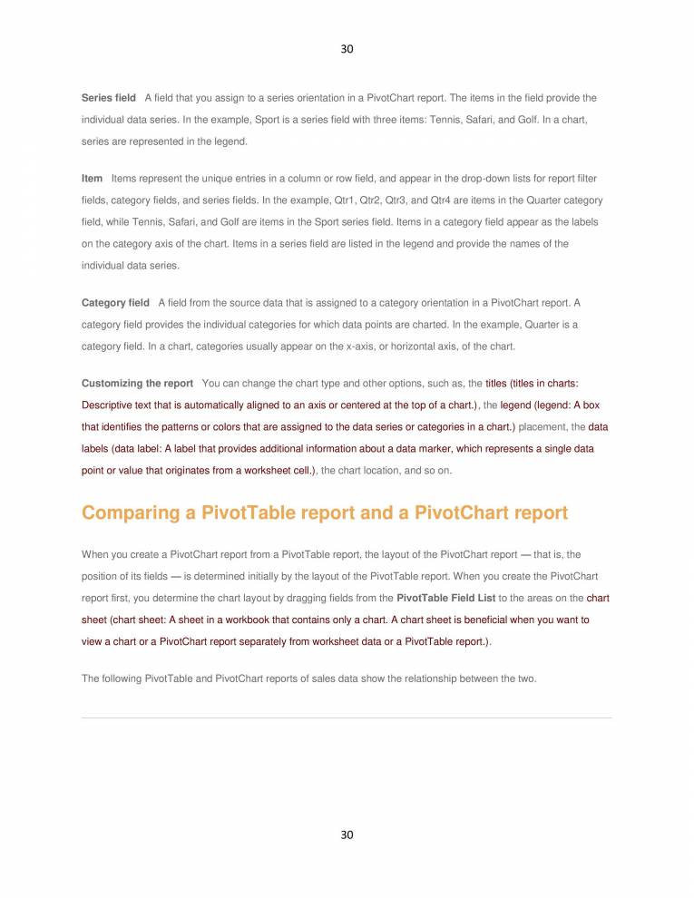 Excel And Advanced Excel - Notes - LearnPick India