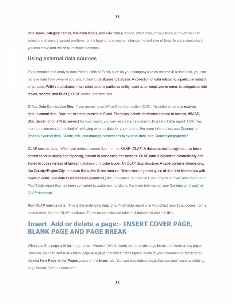 Excel And Advanced Excel - Notes - LearnPick India