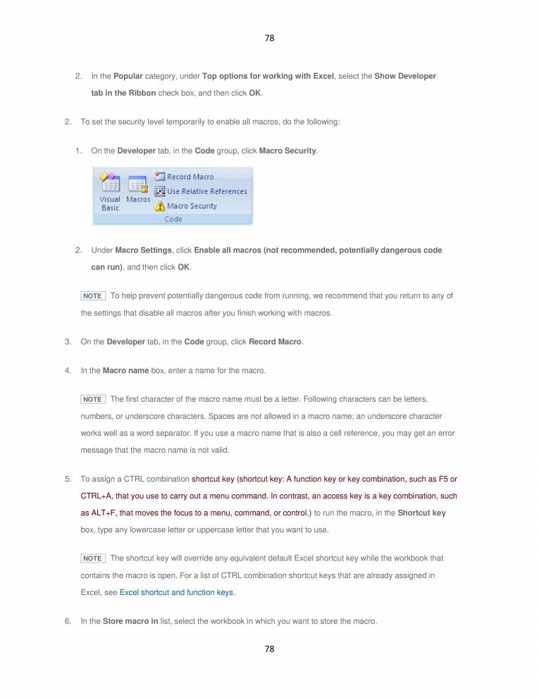Excel And Advanced Excel - Notes - LearnPick India