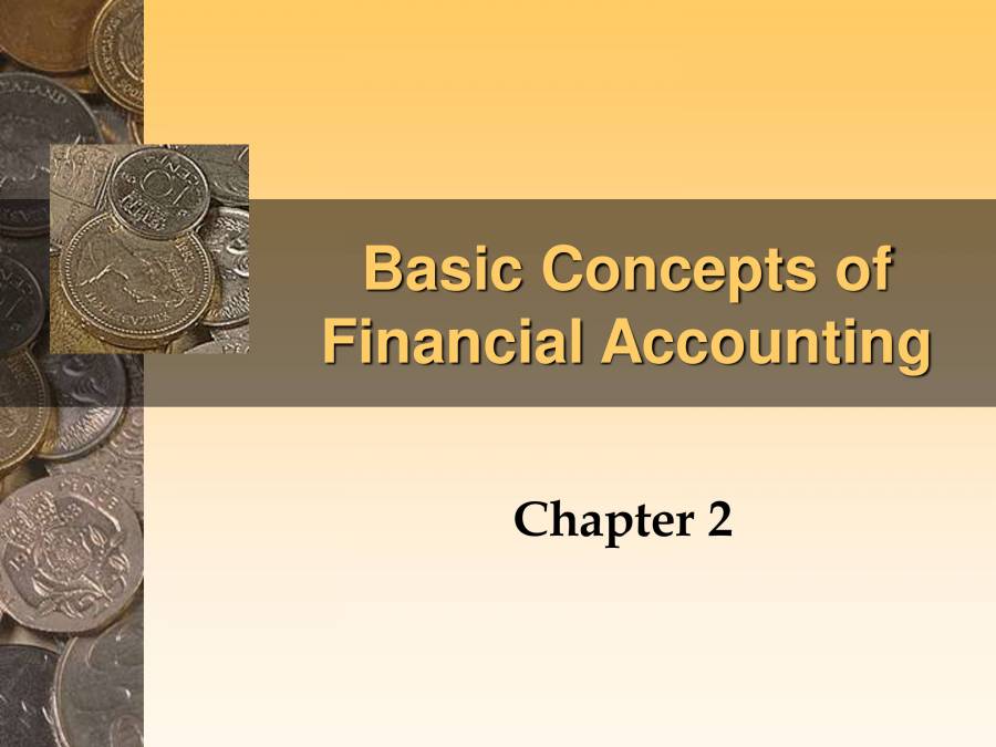 Basic Concepts Of Financial Accounting - Notes - LearnPick India