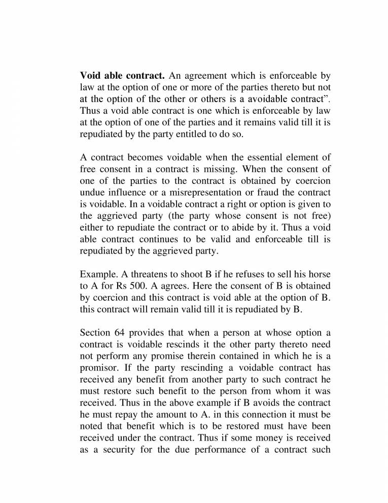 Contract Act - Notes - LearnPick India