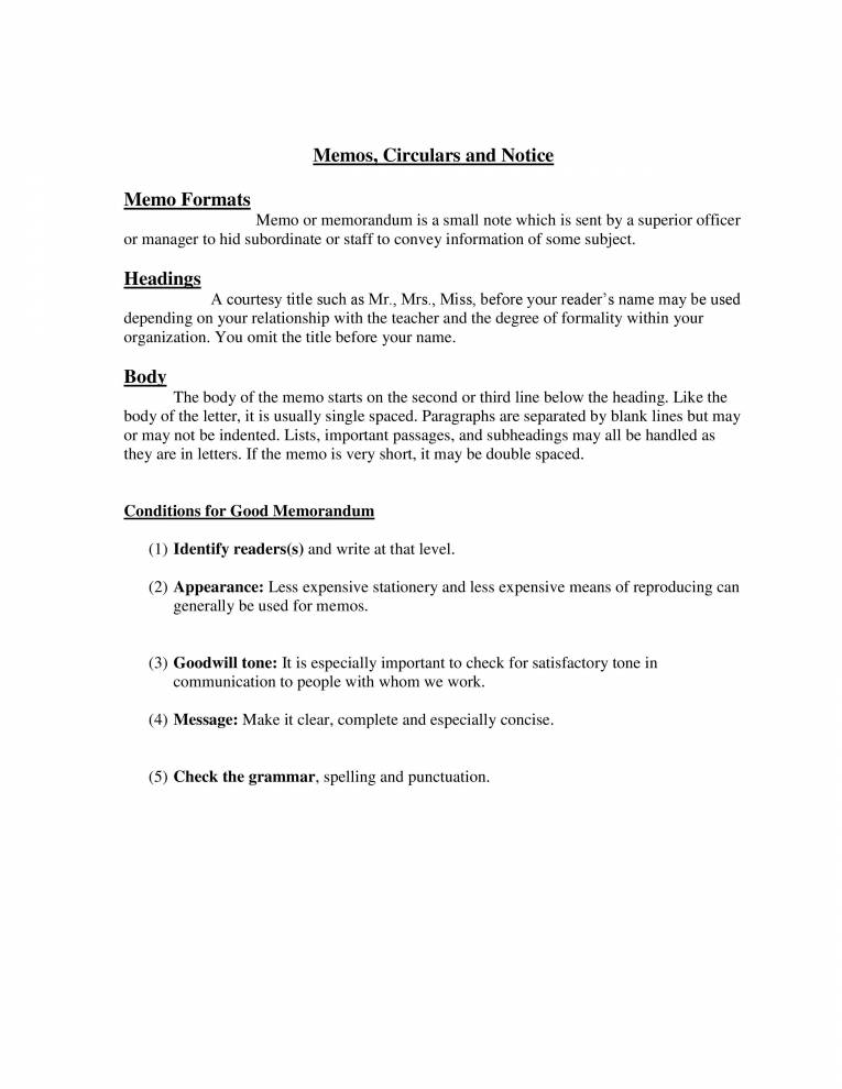 Memos, Circulars And Notice - Notes - LearnPick India