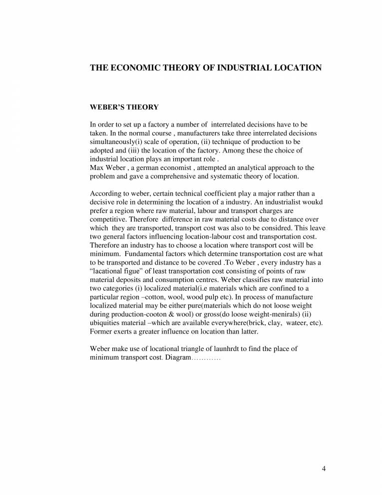 Industrial Location - Notes - LearnPick India