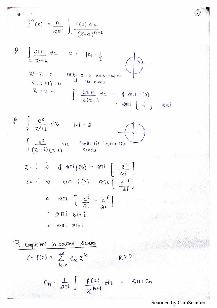 Complex Analysis - Notes - LearnPick India
