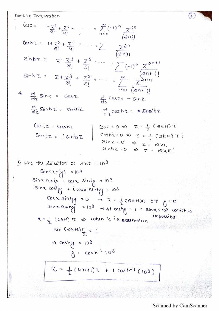 Complex Analysis - Notes - LearnPick India