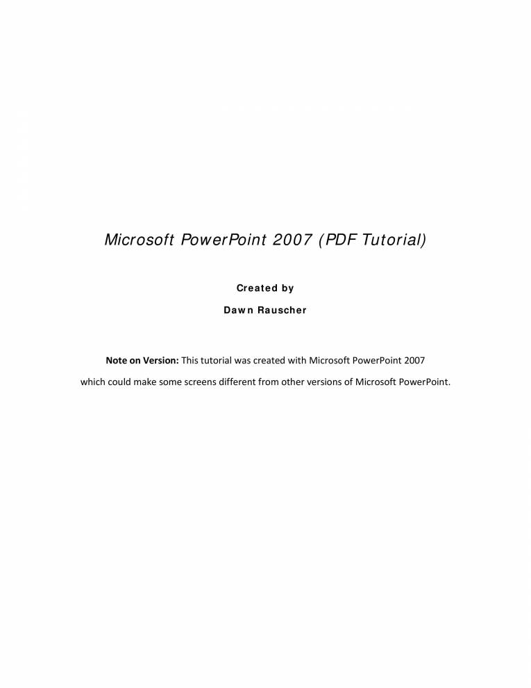 MS Powerpoint Notes - Notes - LearnPick India