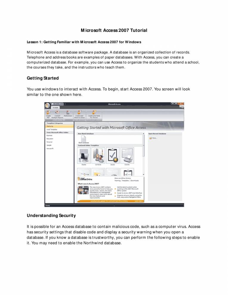 MS ACCESS - Notes - LearnPick India