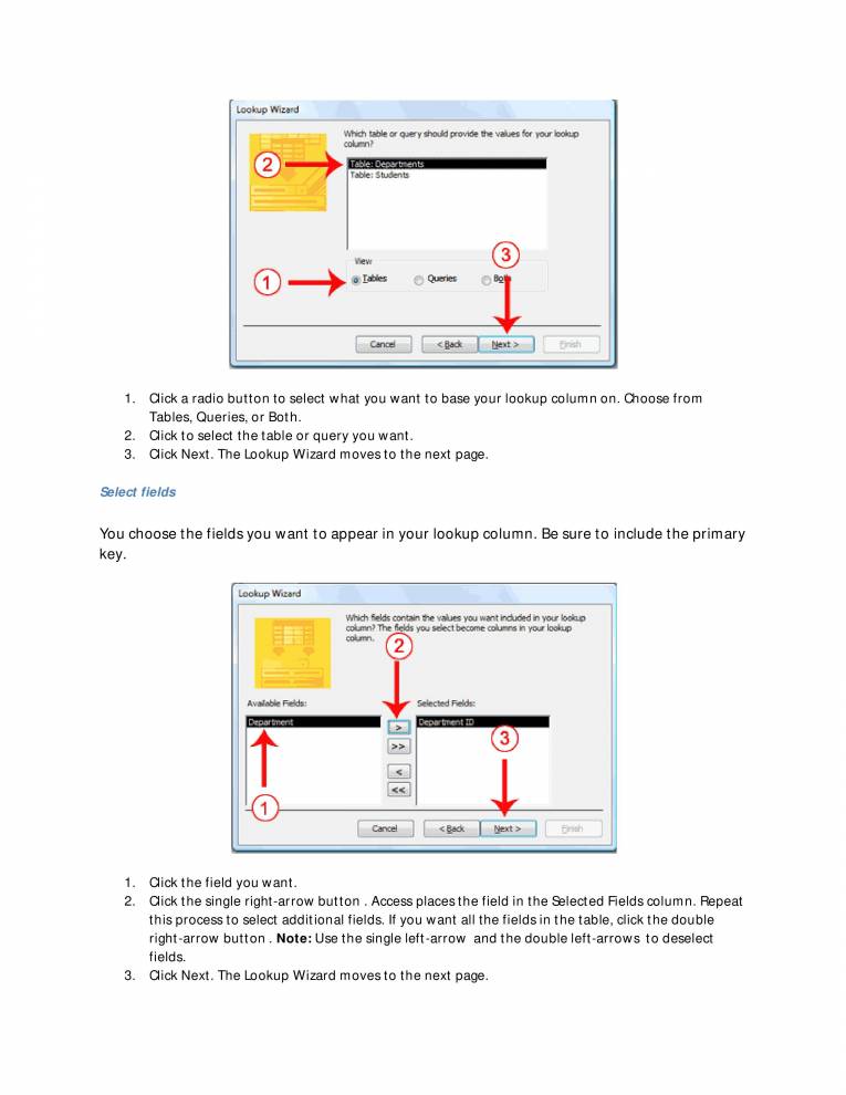 MS ACCESS - Notes - LearnPick India