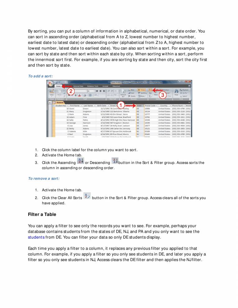 MS ACCESS - Notes - LearnPick India