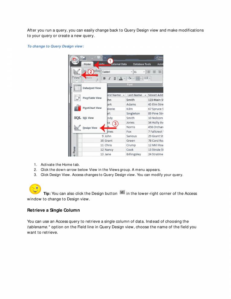 MS ACCESS - Notes - LearnPick India
