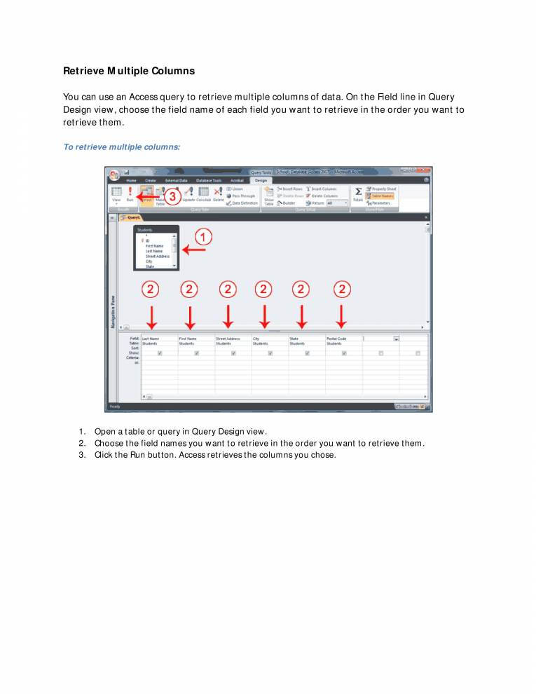 MS ACCESS - Notes - LearnPick India