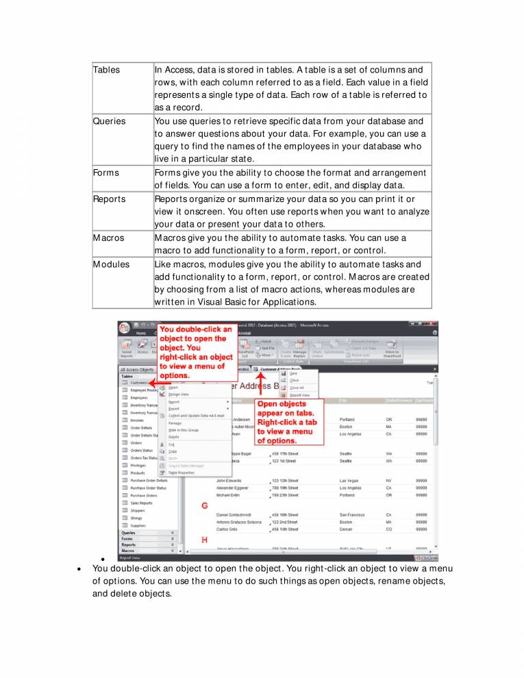 MS ACCESS - Notes - LearnPick India