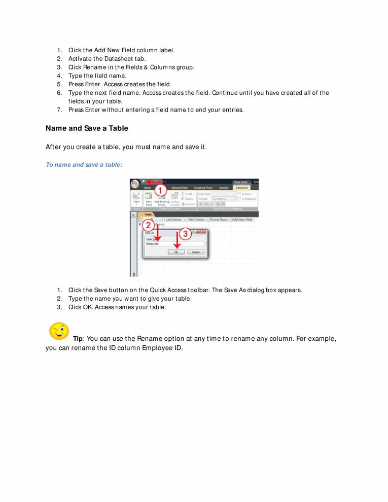 MS ACCESS - Notes - LearnPick India