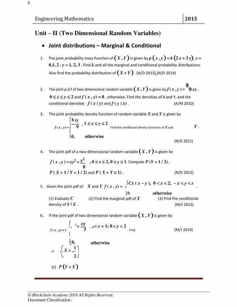 Probability And Random Process - Notes - LearnPick India