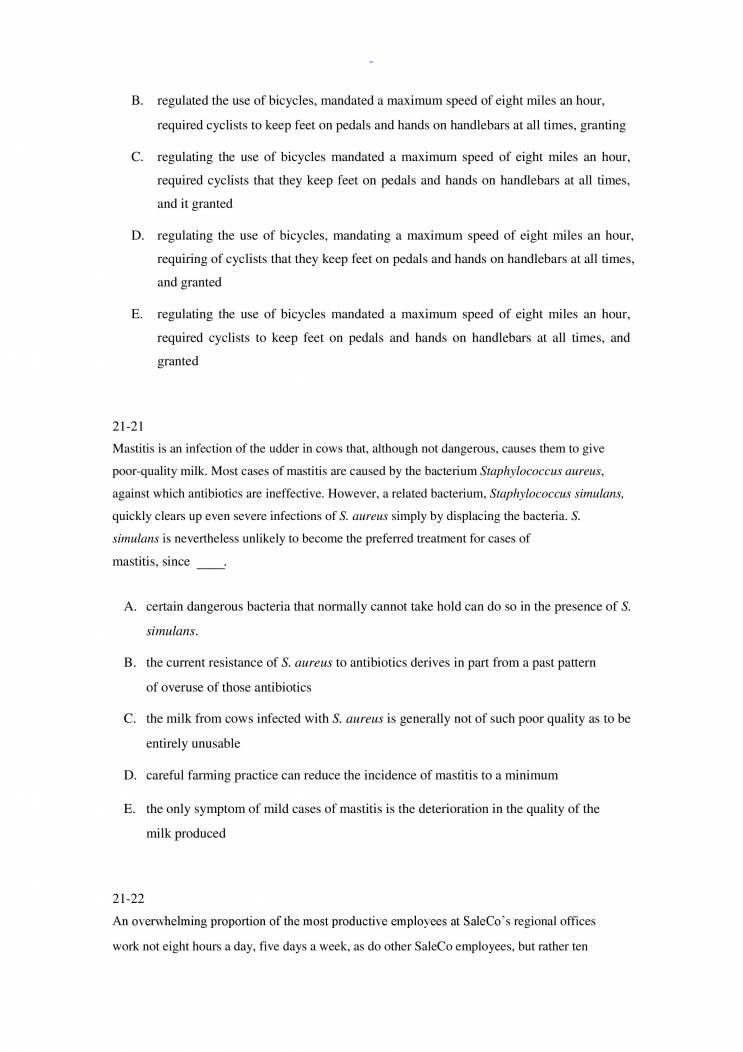 GMAT Verbal Introduction - Notes - LearnPick India