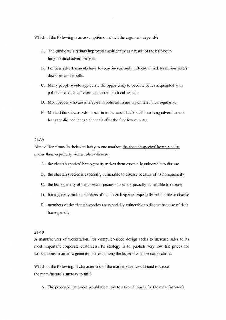 GMAT Verbal Introduction - Notes - LearnPick India