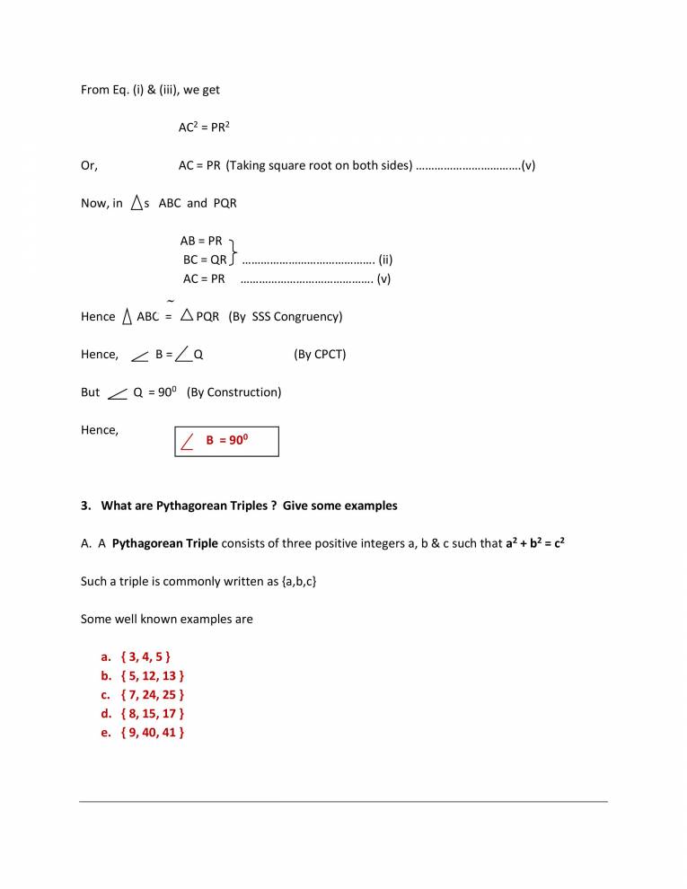 An Important Theorem In Mathematics - Notes - LearnPick India