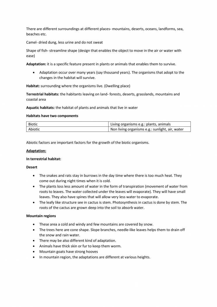 Science Class 6 - Notes - LearnPick India