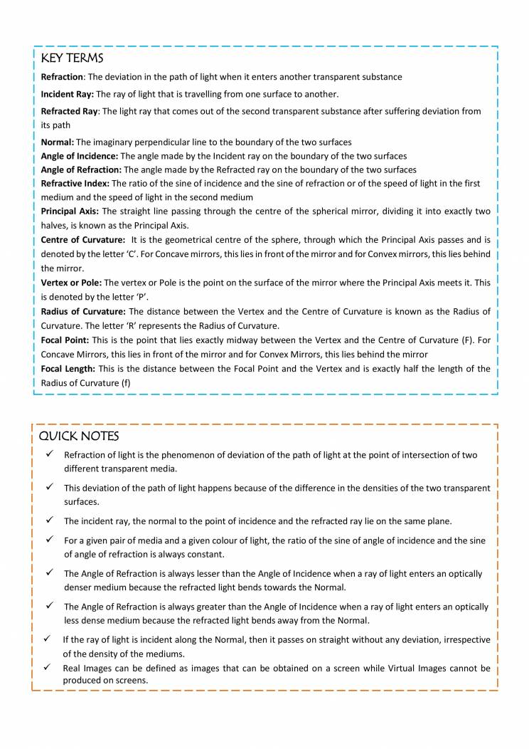 Light - Notes - LearnPick India
