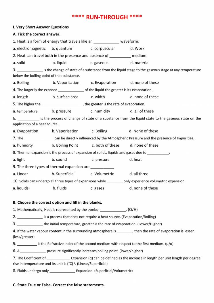 Heat Transfer - Notes - LearnPick India