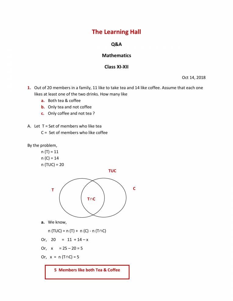 Simple Problems In Mathematics - Notes - LearnPick India